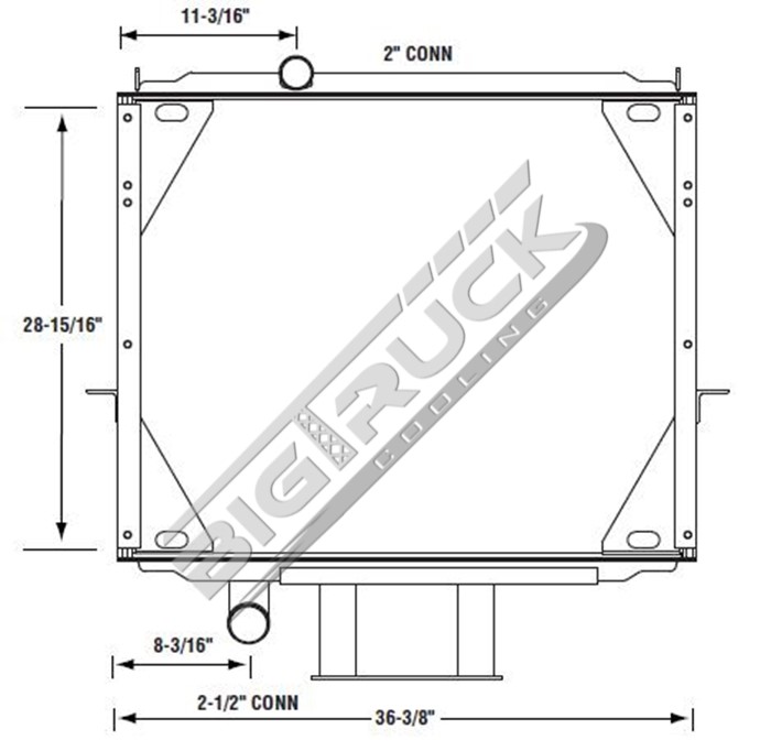 Big Truck Cooling - Buy Now! Mack Radiator 0437173