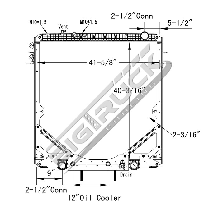 Big Truck Cooling - Buy Now! Freightliner Radiator 0437269PF