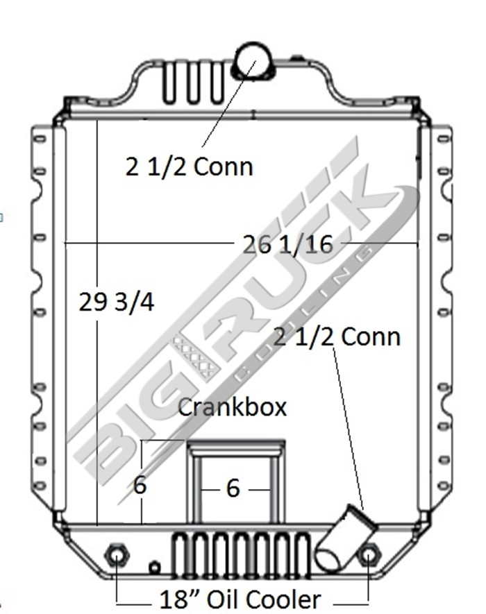 Big Truck Cooling - Buy Now! International Navistar Radiator 0437309S