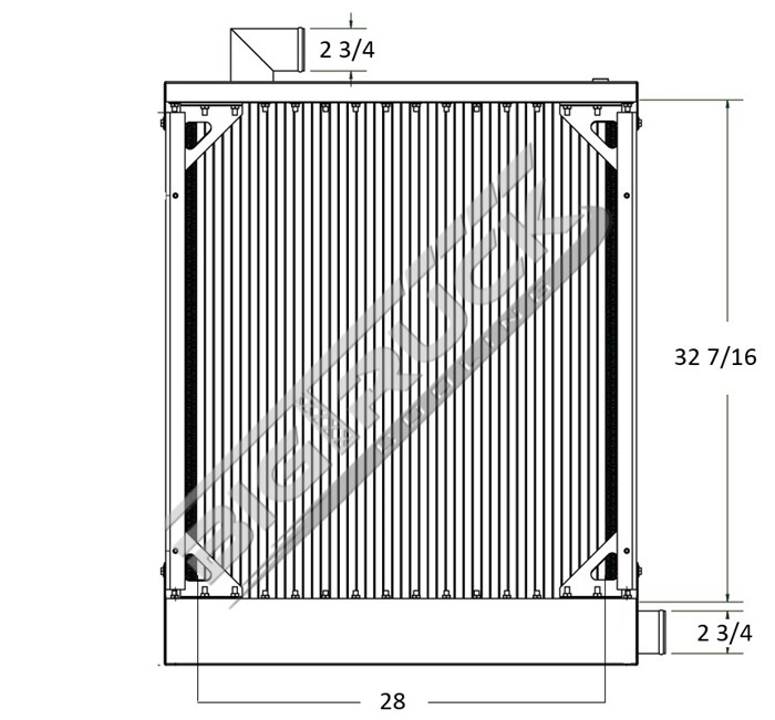 Big Truck Cooling - Buy Now! Motor Coach Industries Radiator 0437487